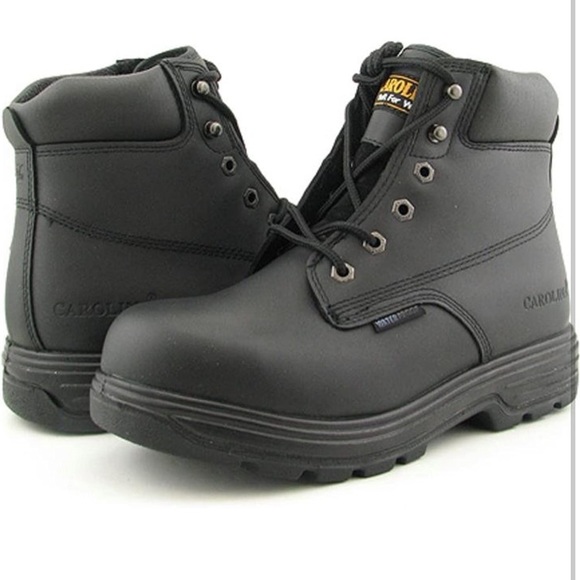 Carolina | Shoes | Carolina 6 Inch Classic Black Steel Toe Mens Work ...